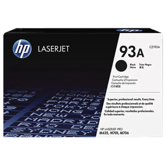HP 93A Black LaserJet Toner Cartridge