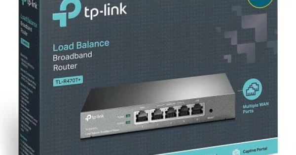 TP-Link TL-R470T+ 5 Port Multi-Wan Load Balance Router