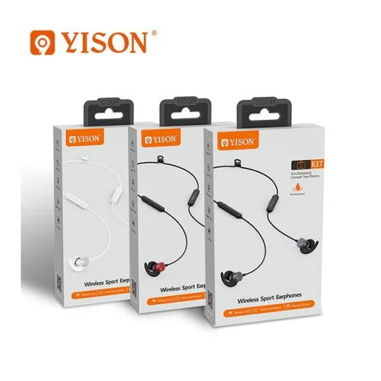 Yison E17 IPX5 Neckband White Earphone price in BD