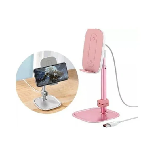 Baseus SUWY-D0R Literary Youth Desktop Bracket (Telescopic + Wireless ...