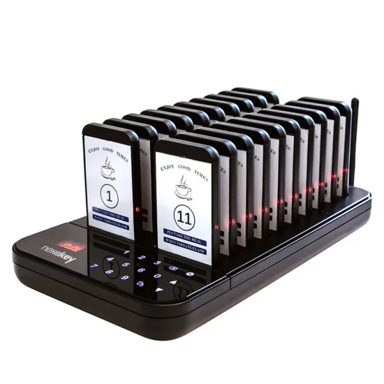 Nexakey NX-P20 20 Pager Wireless Restaurant Calling System Lowest Price ...