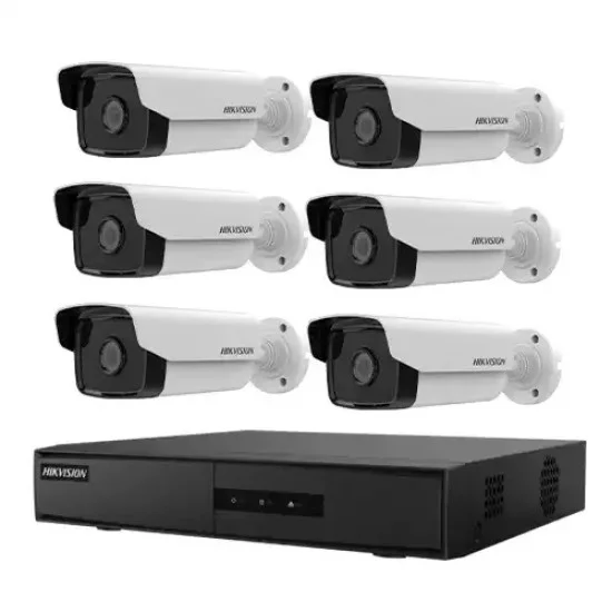 Hikvision 6 Unit IP Camera Package best price in BD